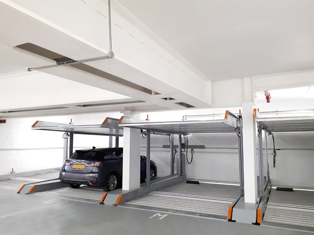 MultiBase 2070i Car Stacker project from London, UK | KLAUS Multiparking